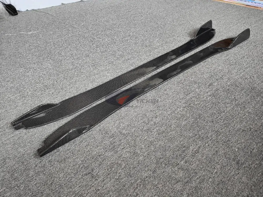 C-style Carbon Fiber Side Skirts For 2013-2019 Jaguar F-type Side ...