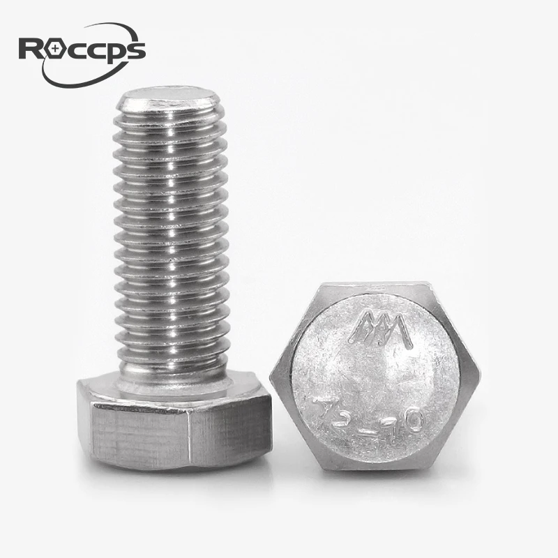 hex bolt M16 hex head bolt A2-70 Stainless steel hex bolt M16*60 ...