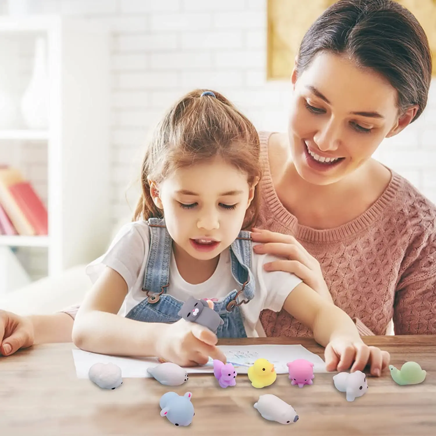 Squeeze Animal Pinch Ball Decompression Mochi Fidget Toys Tpr Squeeze ...