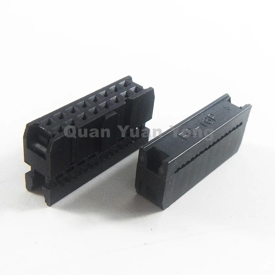 FC-16 Flat Cable Connector 2.54mm 16pin 2X8P female IDC connector FC ...