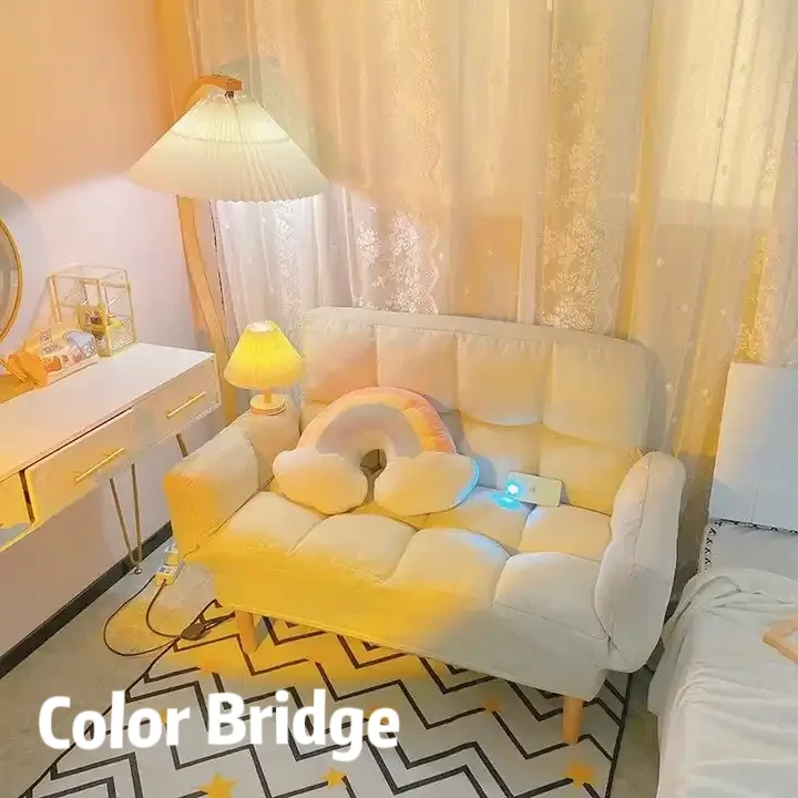Single Lounge Chair Bed Folding Sofa Bed Armchair Sleeper Leisure ...