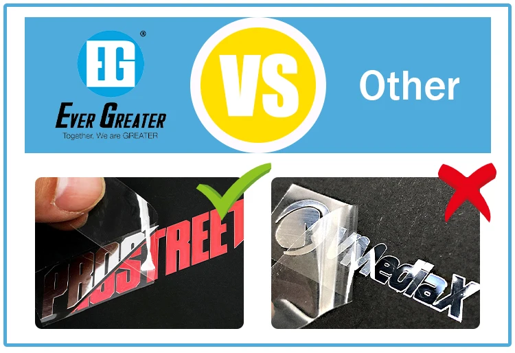 Custom 3D UV Metal Logo Stickers - Durable & Decorative