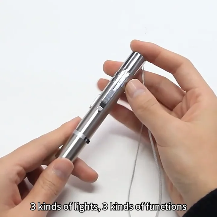 New Design 3 In 1 Led Light Interactive Pet Cat Laser Toy Rechargeable ...