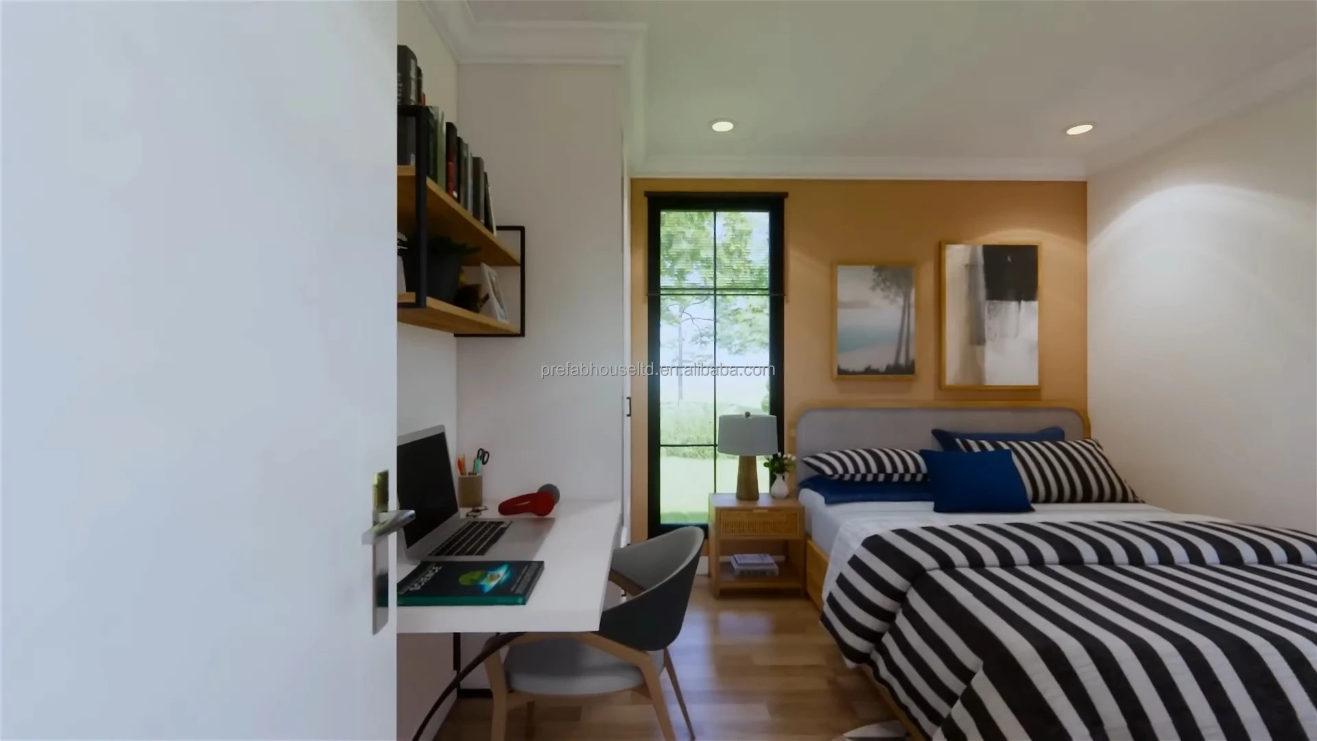 32 Square Meters 2 Bedroom Luxury Prefabricated House