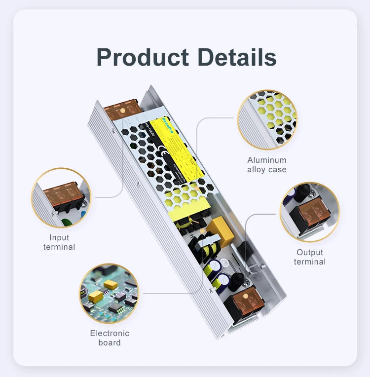 300w 200w Dual Output 110v 12v 24v 48v Dc Transformer Led Drivers ...