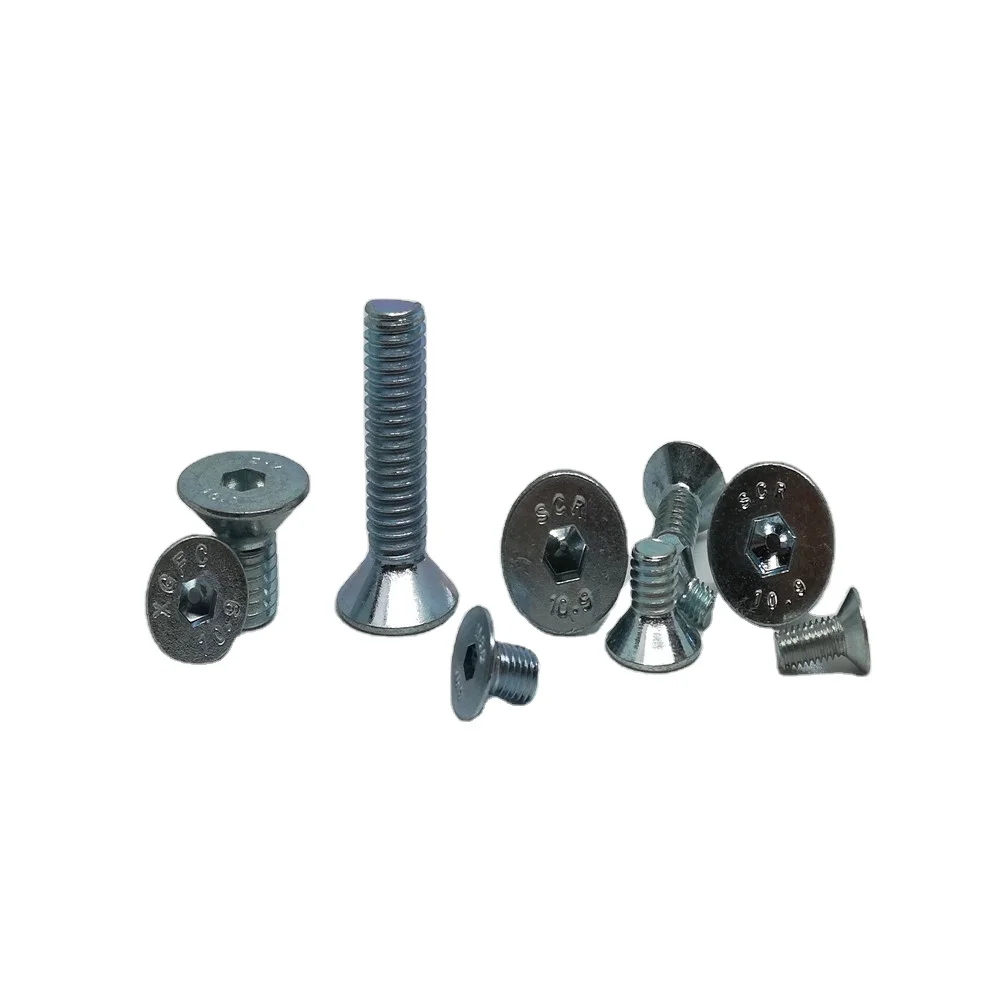 M4 M5 M6 M8 Steel Galvanized Hex Head Screw For Aluminum Profile ...