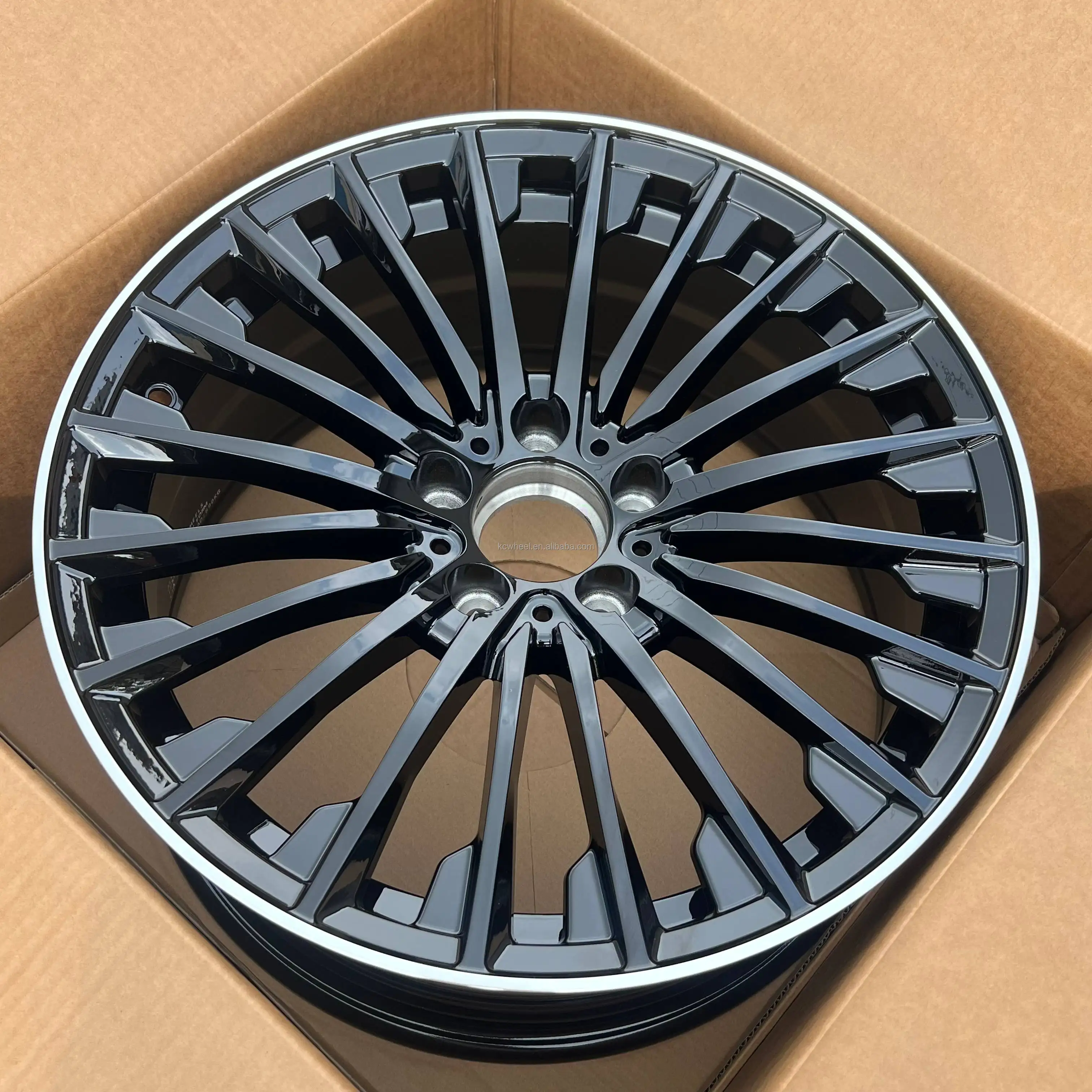 17-19 Inch Gloss Black Machined Face Aluminium Alloy Wheels Rims ...