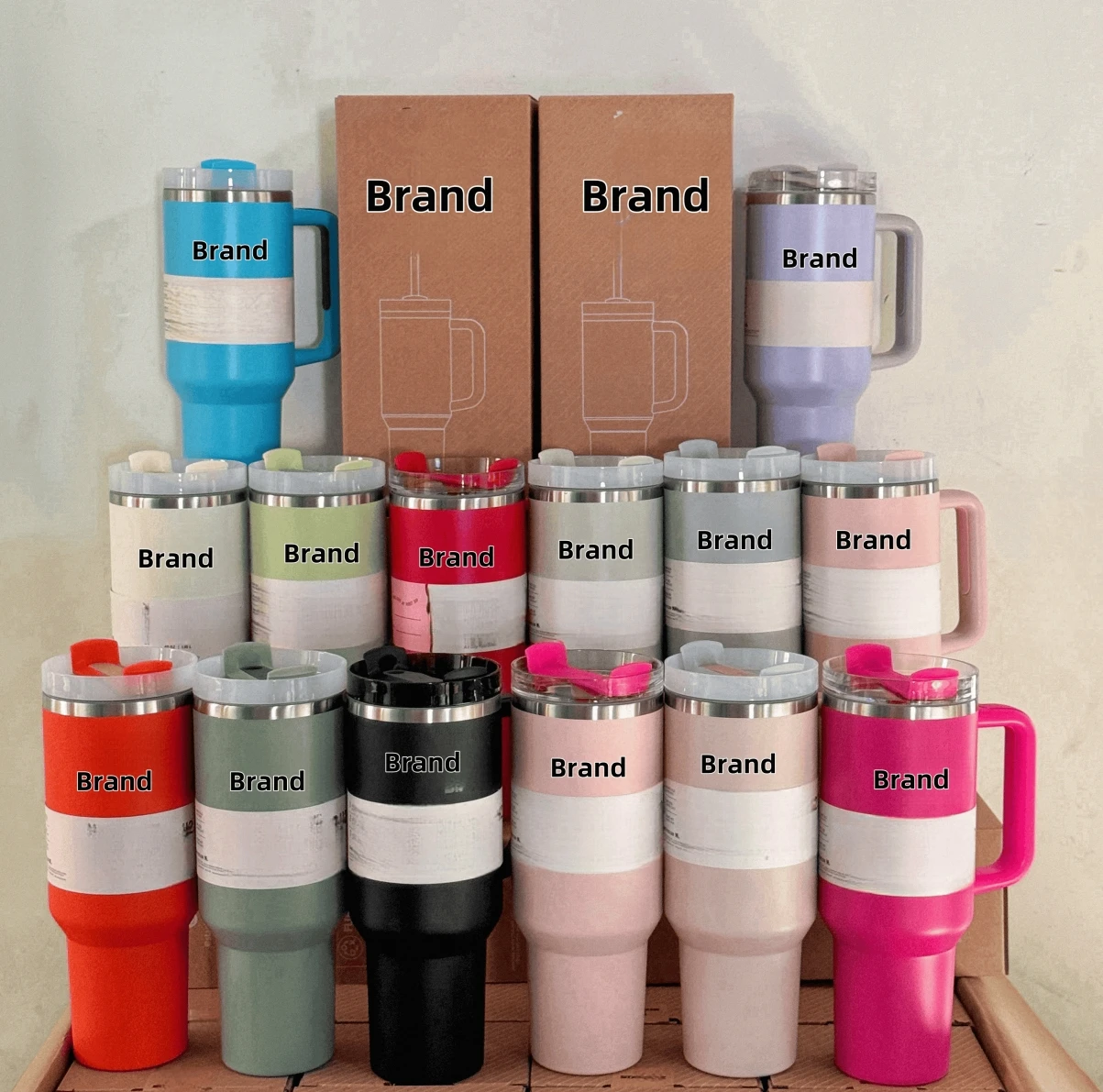 Amaze Wholesale 1:1 Stan Cup H2.0 40 Oz With Handle Best Sale Insulated ...