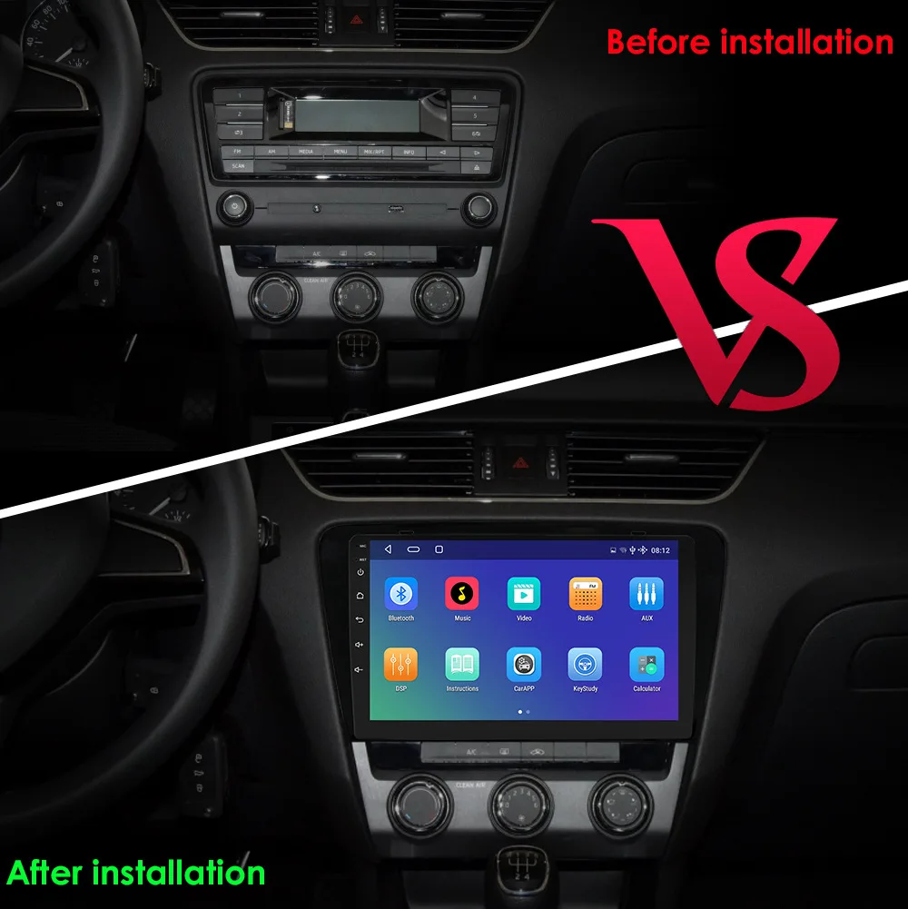 Nakamichi Android Car Player Bird View For Skoda Yeti 5l 2009 - 2014 ...