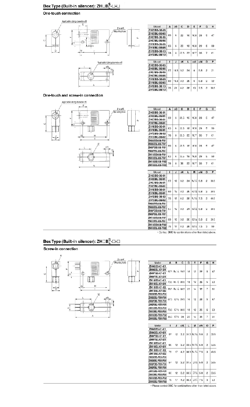 SMC Pneumatic Vacuum Ejector Vacuum Generator Zh05b Zh07b Zh10b Zh13b ...