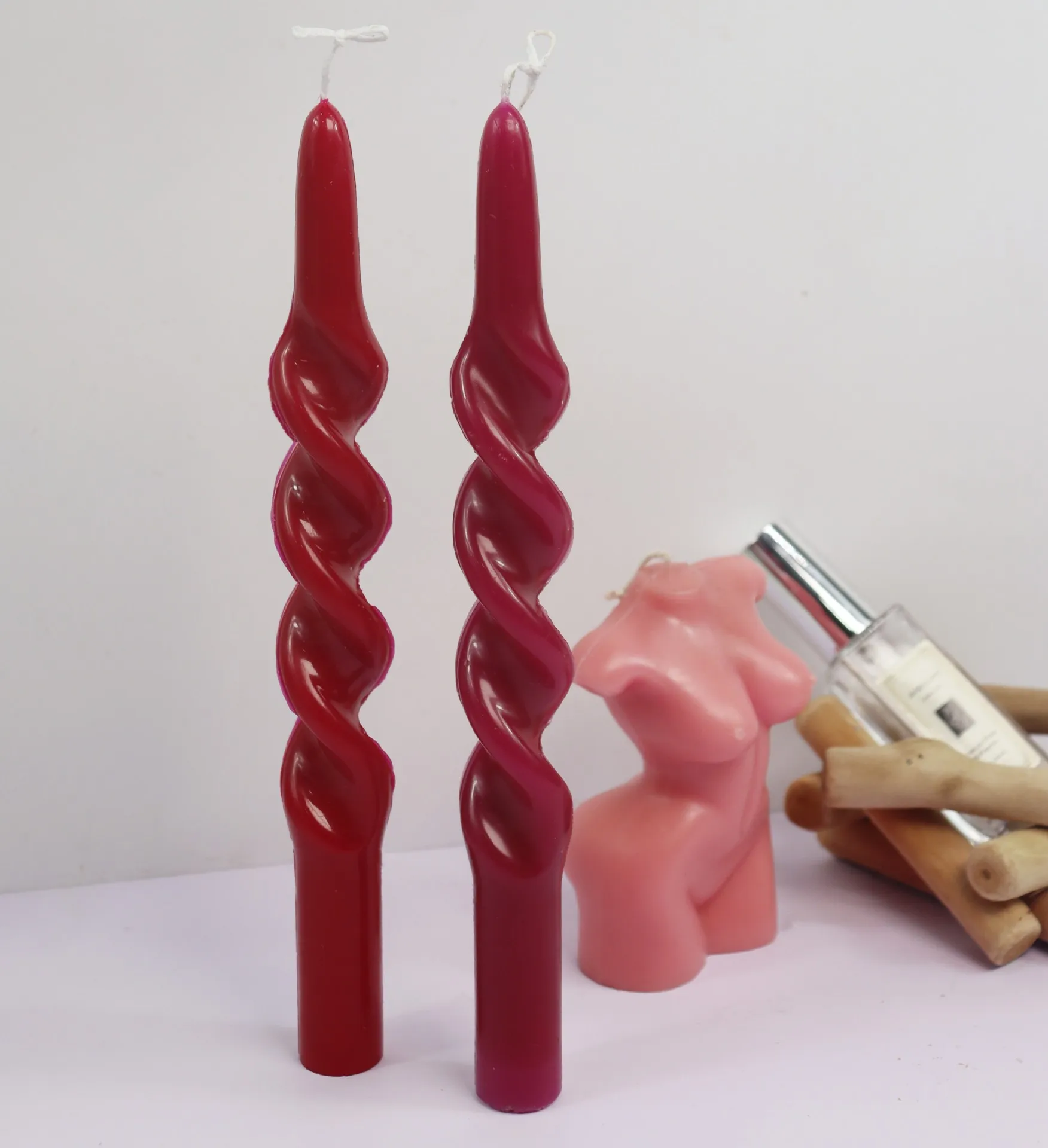 Twisted Pole Candle Two-Flap Mold - Easy DIY Candle Mould