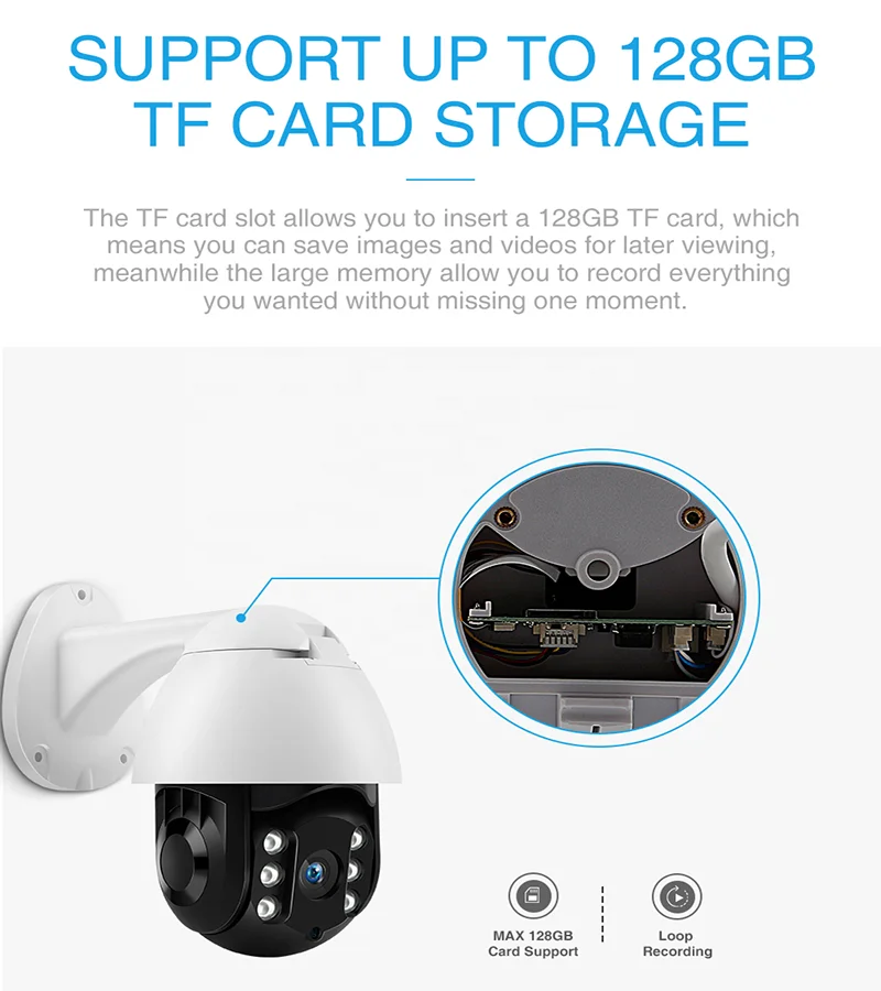 2MP Carecam Pro Motion Tracking Wifi Surveillance Camera