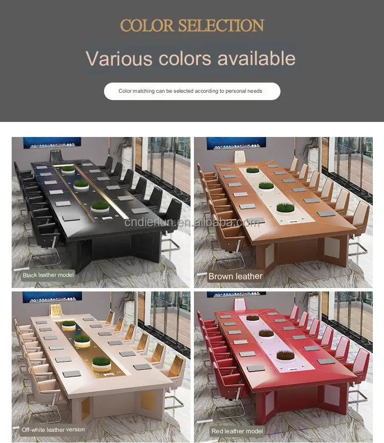Luxury 20 Person Meeting Table - Modern Office Furniture