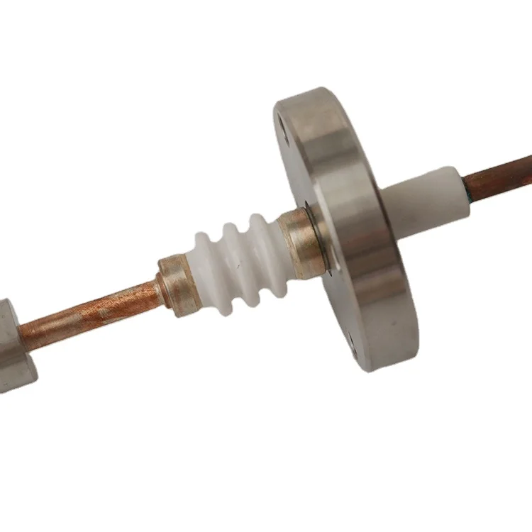 Vacuum Seal Feedthrough Connector Vacuum Flange Electrode Ceramic Seal ...