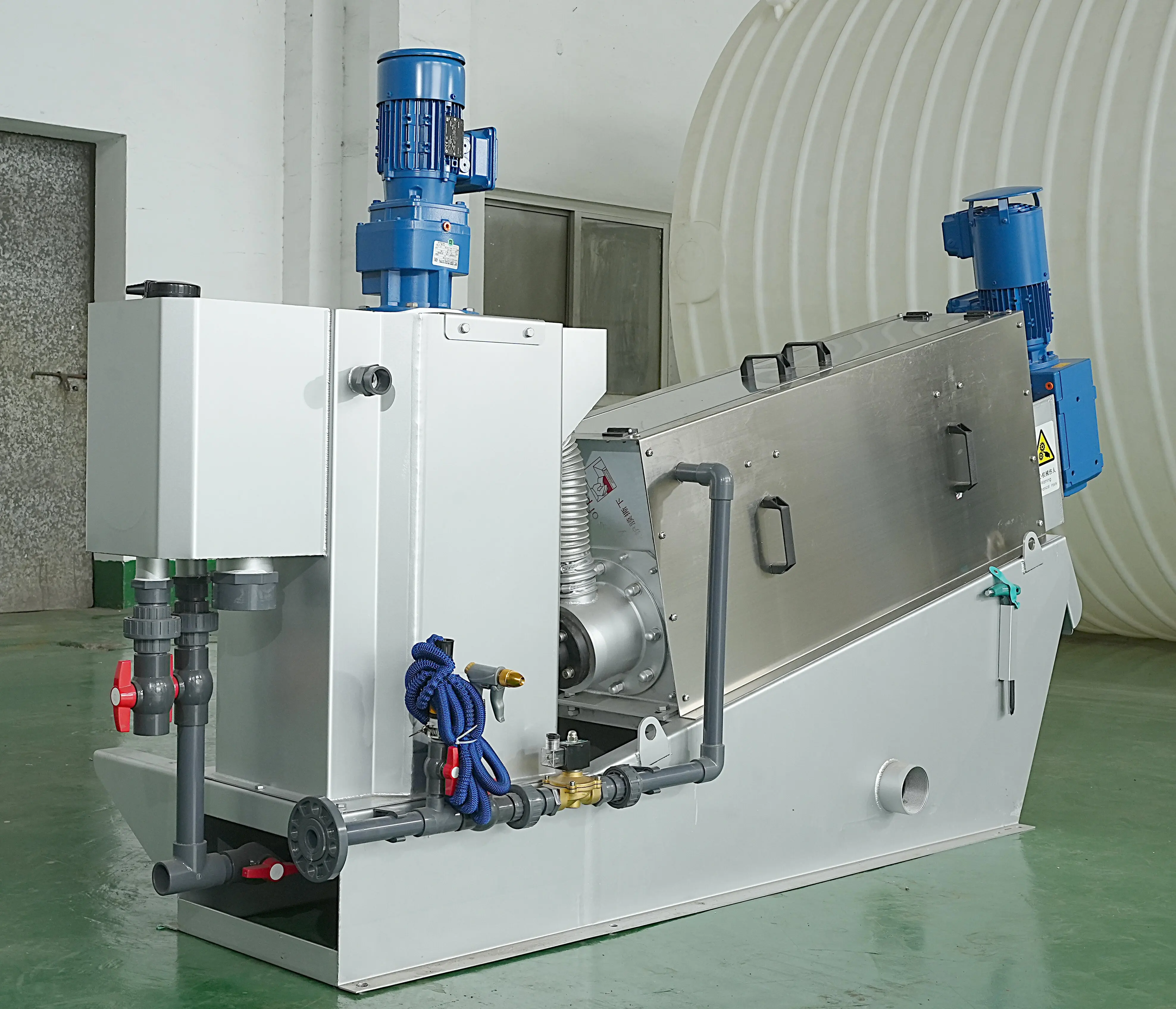 Spiral Sludge Dewatering Spiral Sludge Dewatering Machine Spiral Screw ...