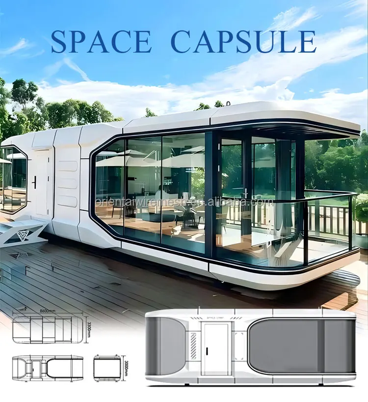 2025 Modular Prefab Container House - Space Capsule Home