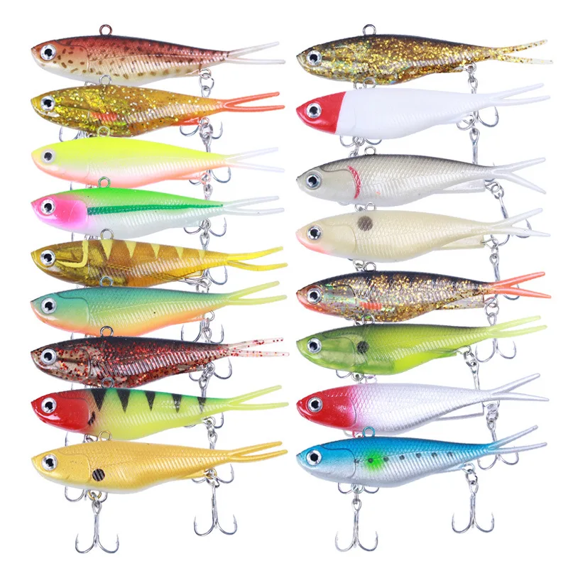 Willfishing 95mm 20g T Tail Soft Plastic Lures Saltwater Fishing Lures ...