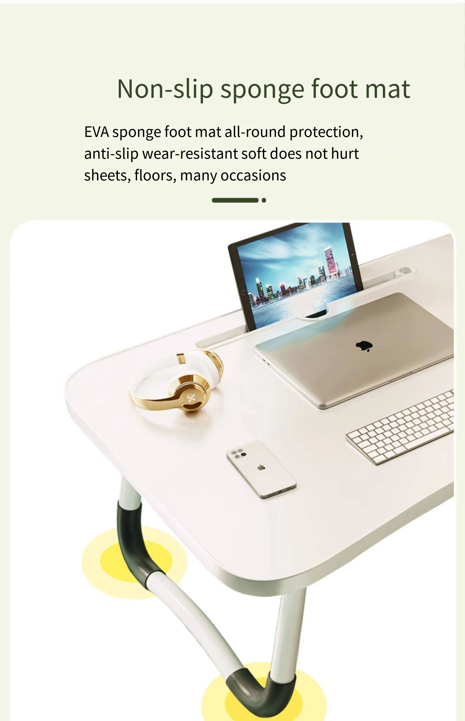 Portable Mdf Laptop Desk Holder Cradle Stand Mobile Phone Desk Stand ...