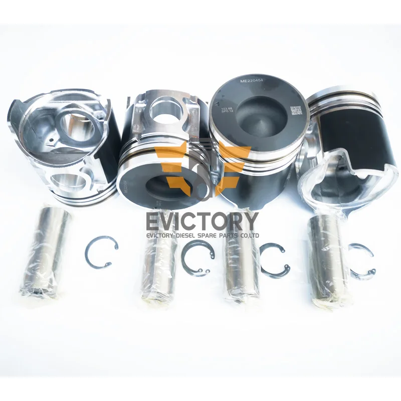 Mitsubishi 4D34 Diesel Engine Parts - High Quality Piston Kit