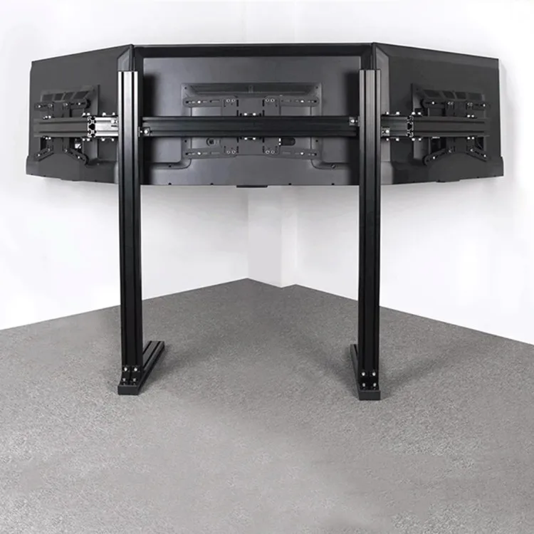 Customized Sim Rig Racing Simulator Single Screen Mounts Triple Screen ...