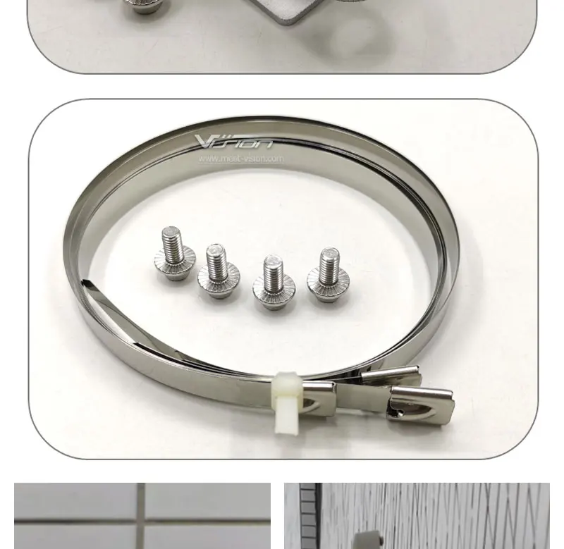 Silver Aluminum Wall Mounted Rack for C9124 Series Aircon