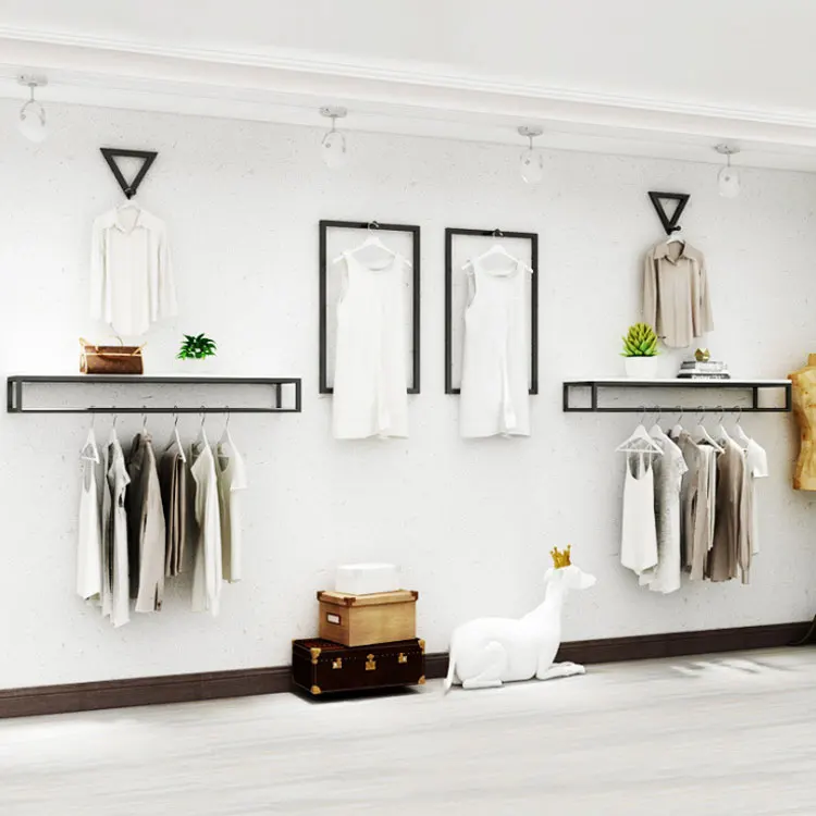 Metal Clothing Display Stands for High End Showrooms