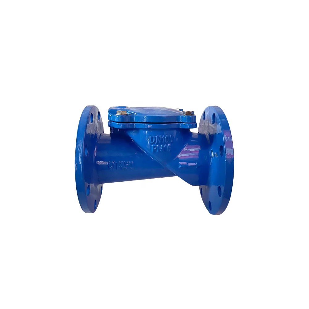 DIN Swing Low-Temperature Flange Check Valve H44T Copper Sealed Cast ...