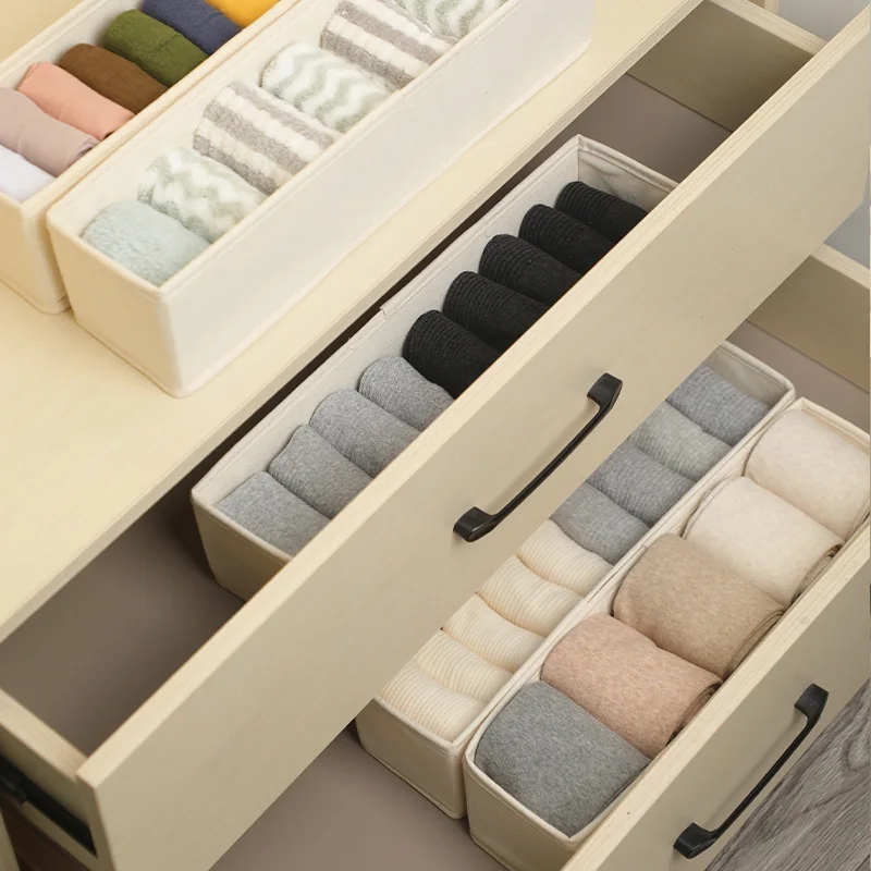Hot Sale Drawer Separate Storage Box For Underwear Socks Wardrobe ...