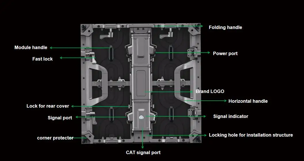 High Resolution Stage Stack Led Screen Outdoor High Performance Rental ...