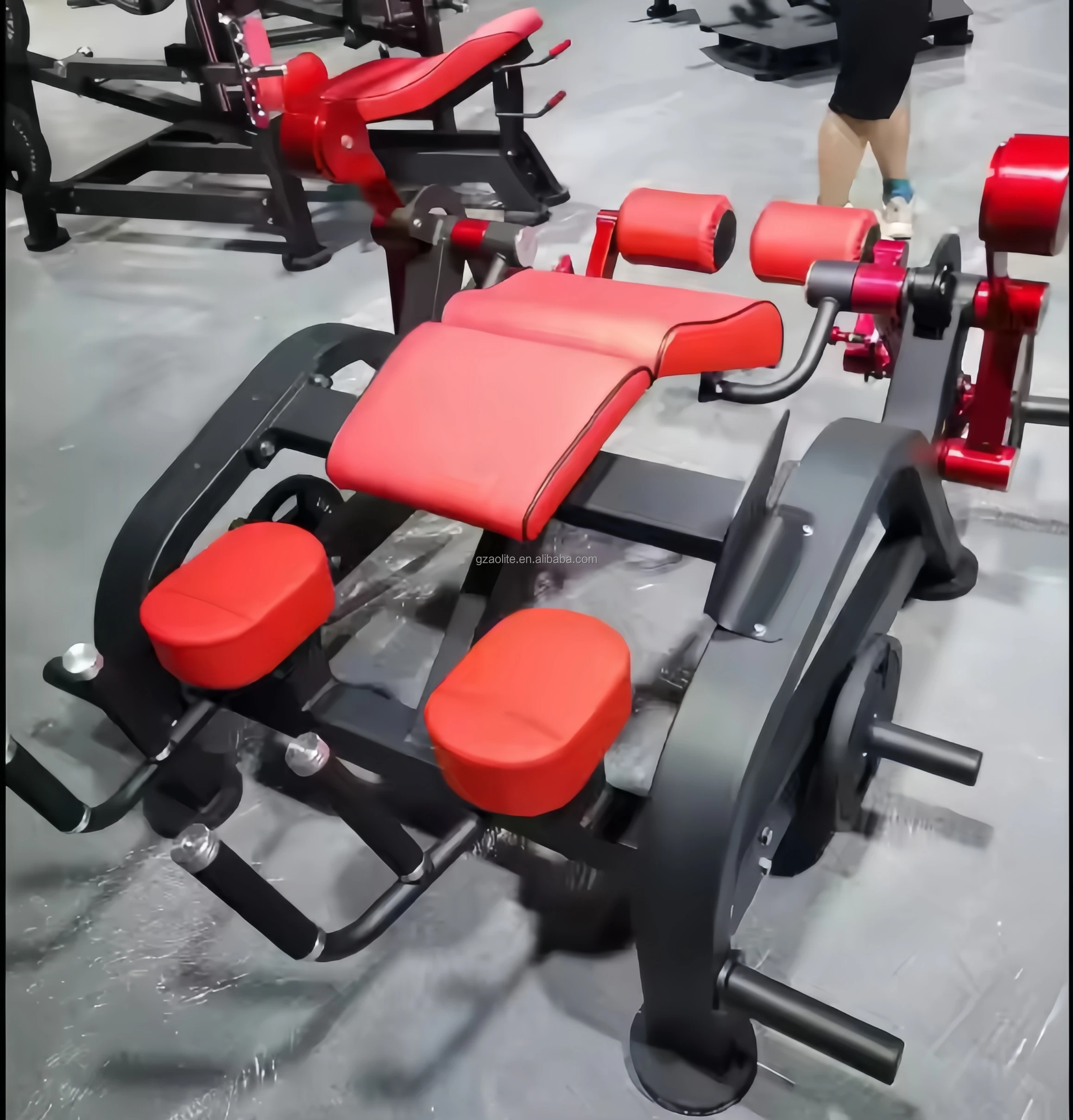Kneeling Leg Curling Commercial Plate Loaded Machine Fitness Machine ...