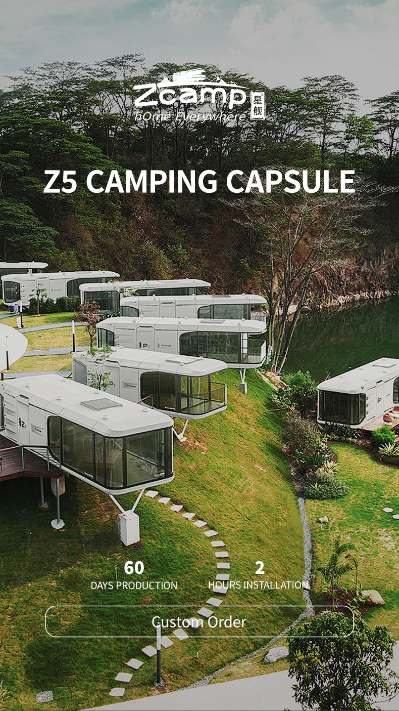Zcamp Z5 Camping Capsule - Portable Prefab Home Solutions