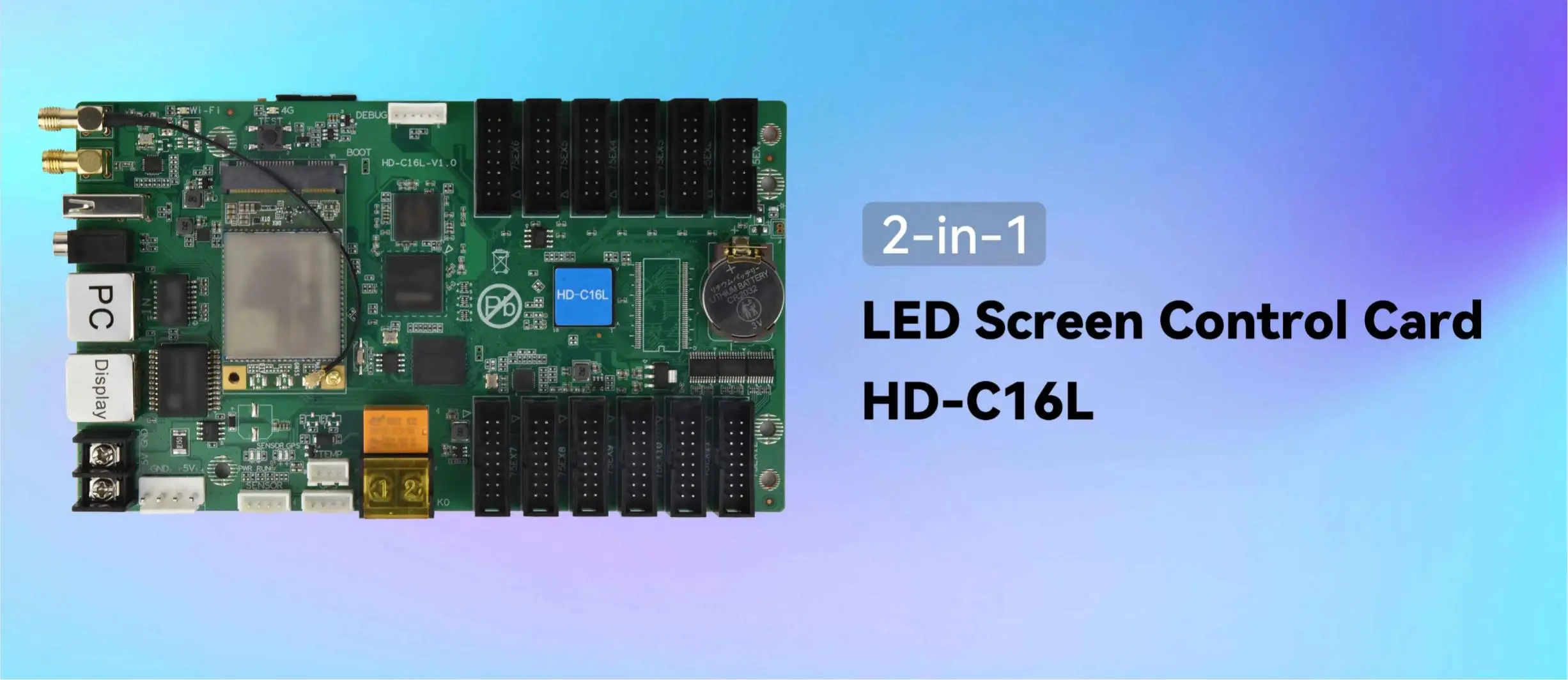 Huidu HD-C08L Full Color LED Controller Card for Advertising
