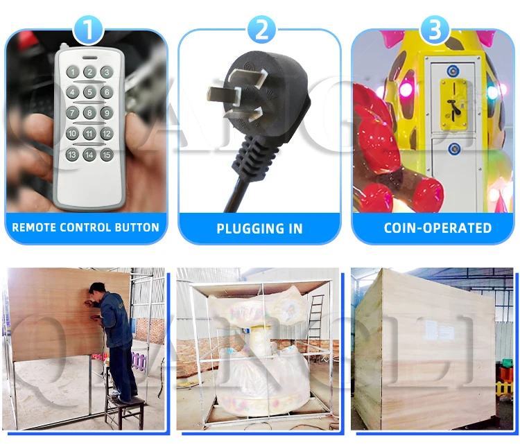 Funfair Rides Merry Go Round Kids Portable Coin Operated Mini Carousel ...