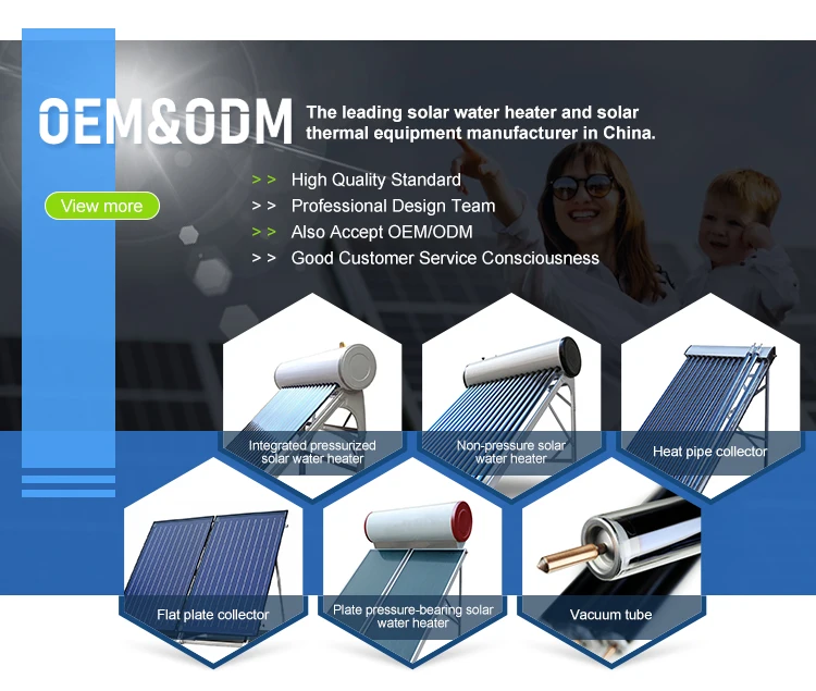 Stainless Steel Solar Water Heaters System For Home Or Commercial - Buy ...