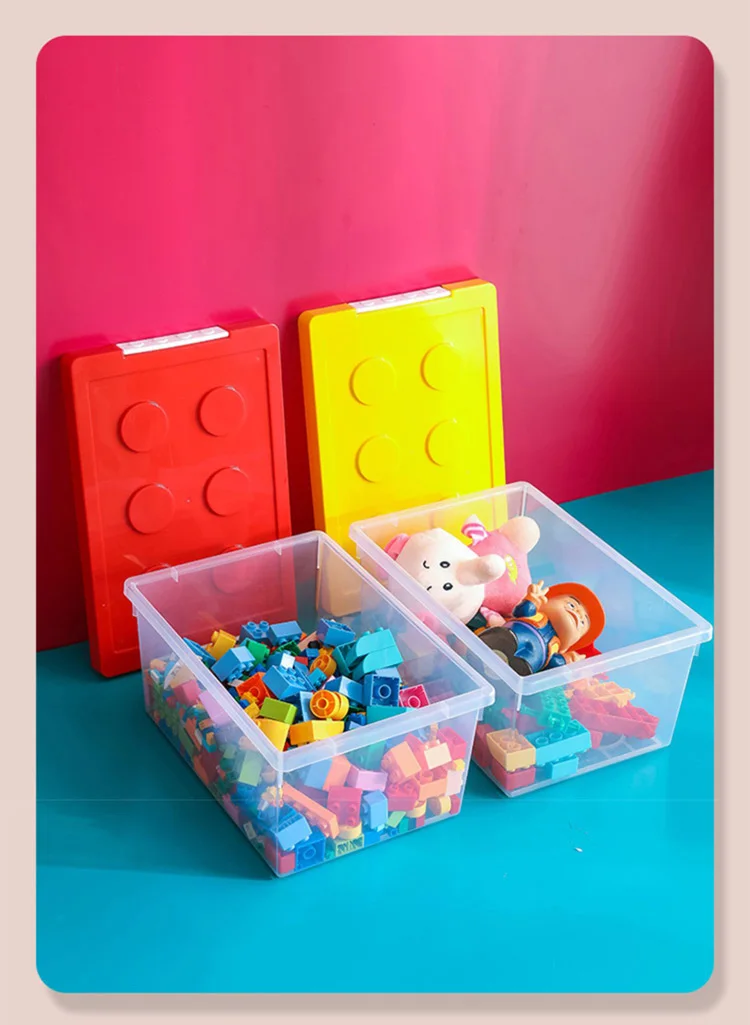 Home Plastic Storage Boxes Bins Containers for Kids & Teen Accessories ...