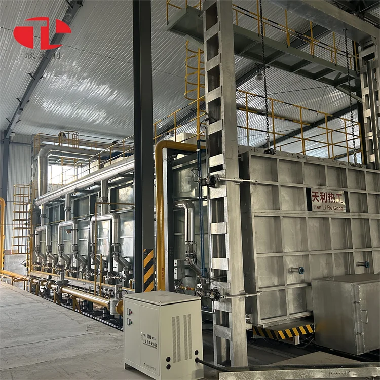 6000mm 320kw Car Bogie Tempering Furnace For Gas Tank - Buy Hardening ...