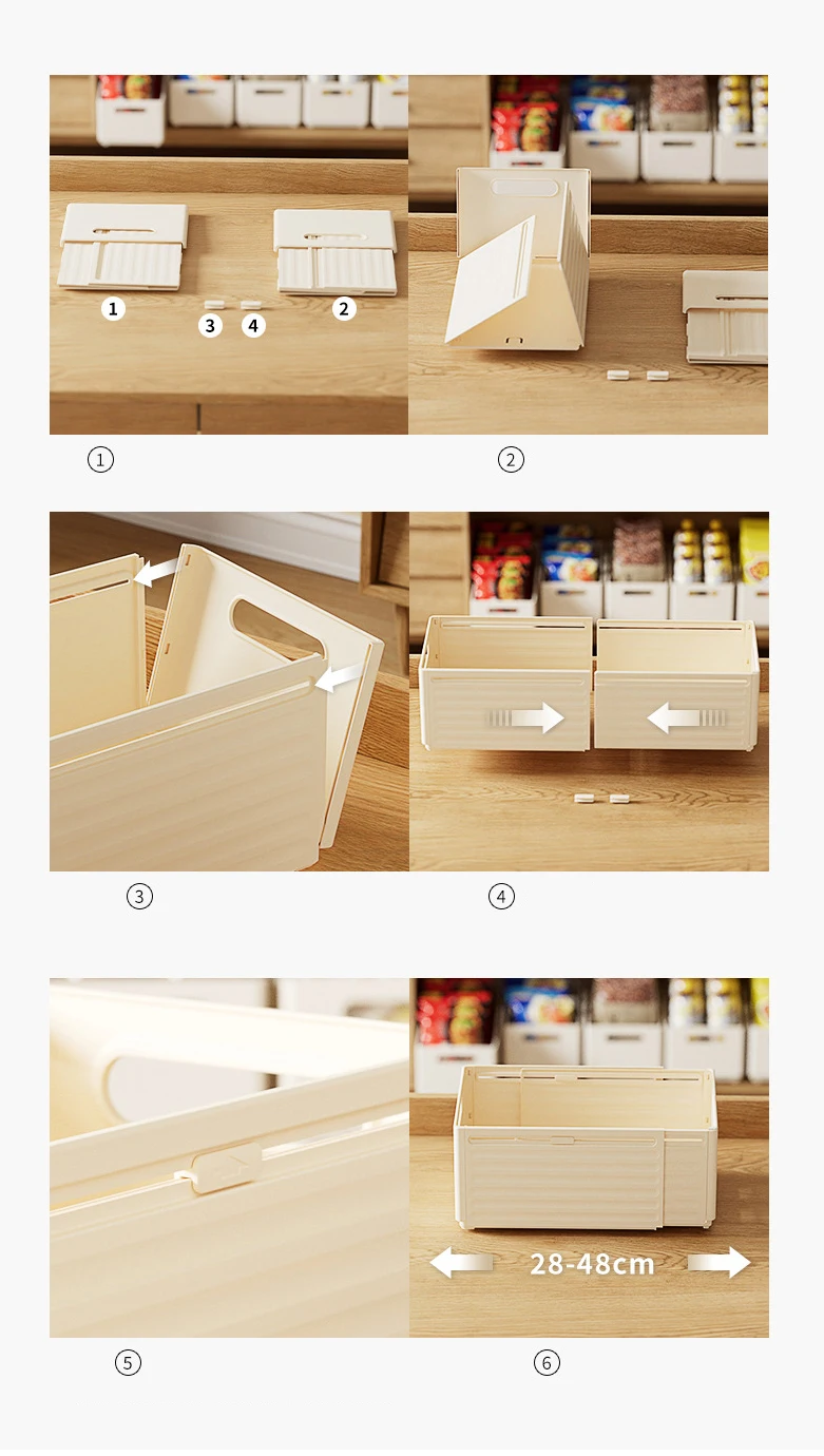 High Quality Telescoping Storage Drawers Foldable Storage Boxes And ...