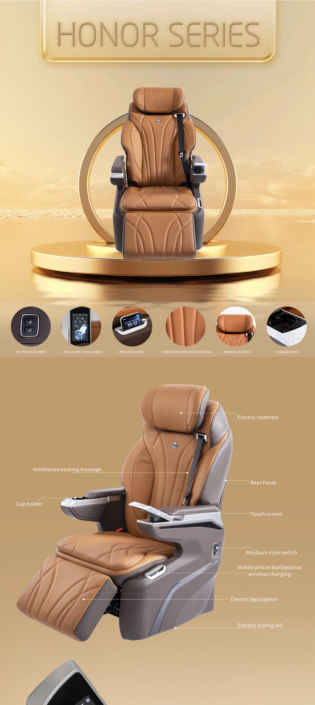 VIP Luxury Car Seat Customization - Mercedes-Benz Vito V260