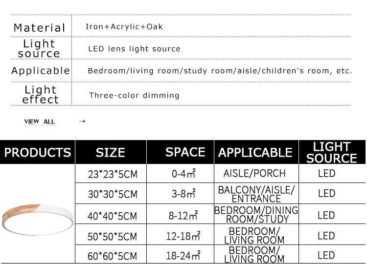 Modern Minimalist Round Shaped Wood Ceiling Lighting Fancy Lights For ...