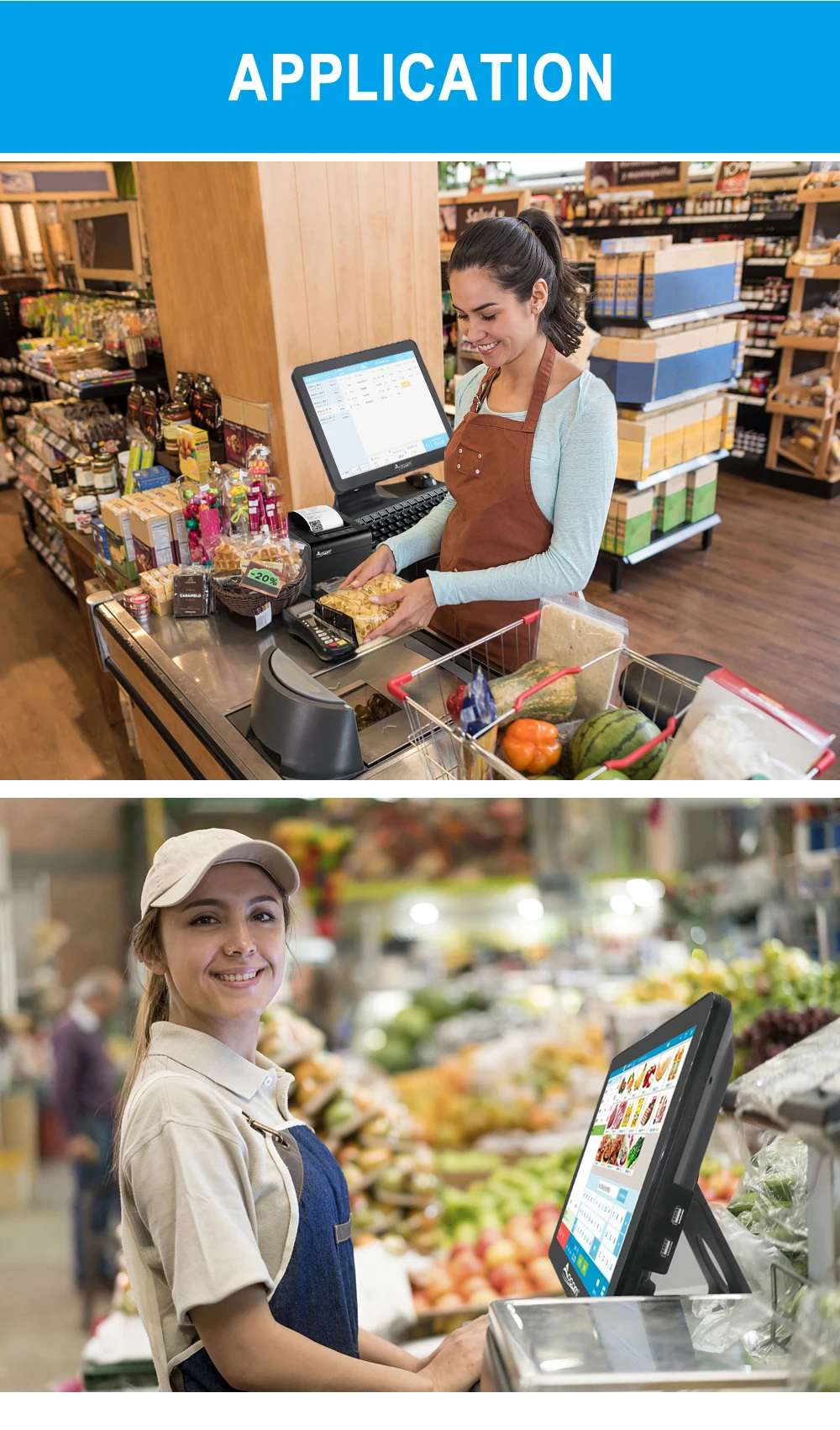 OCOM 15-Inch Windows Cash Register - Pos Machine Touch Screen