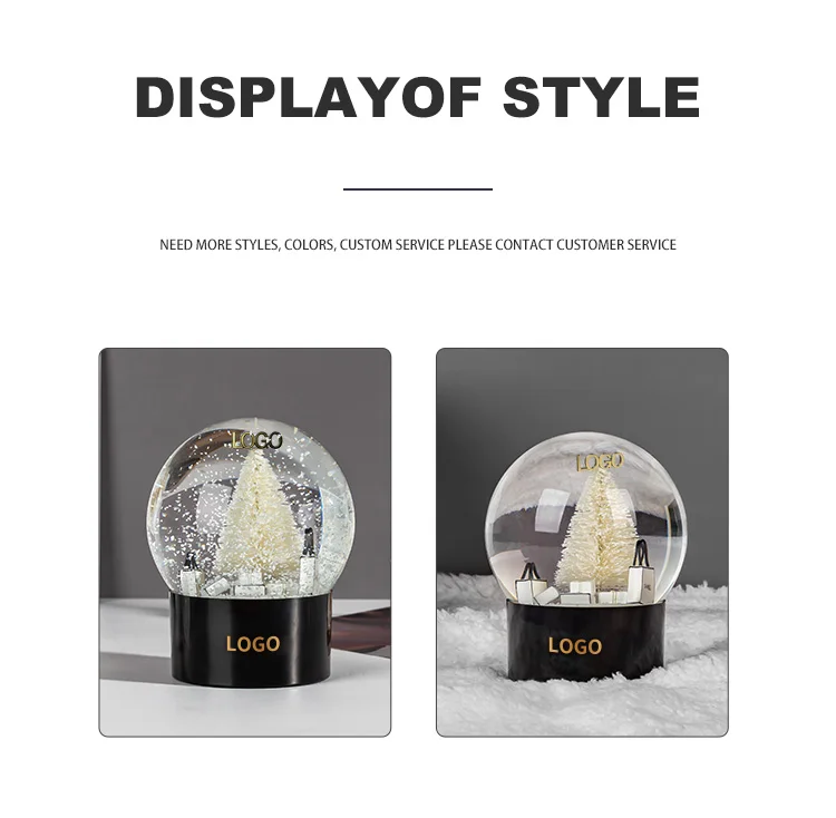 Customised Luxury Brand Resin Crafts Snow Globe Home Decorations And ...