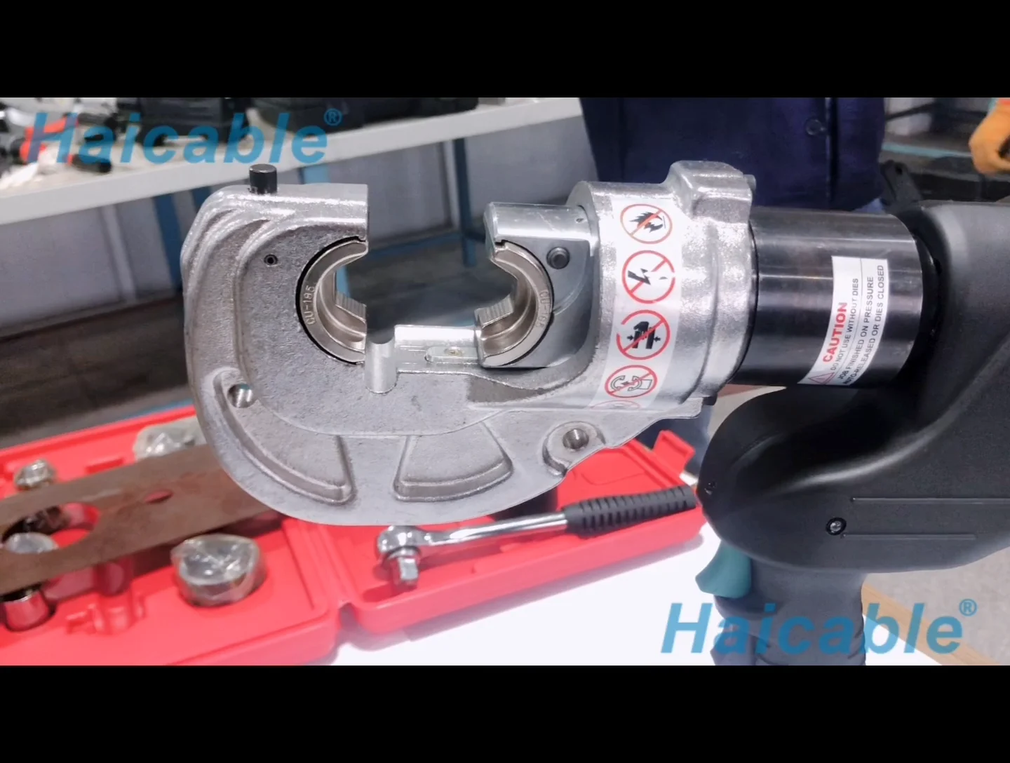 Battery Operated Crimper Hydraulic Cable Lug Emt-300c Electric Crimping ...