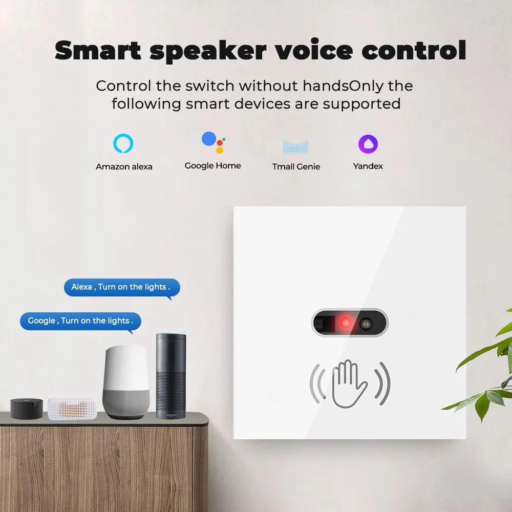 Smart Home Switch Ir Touch Frame Contactless Remote Controller Wall ...