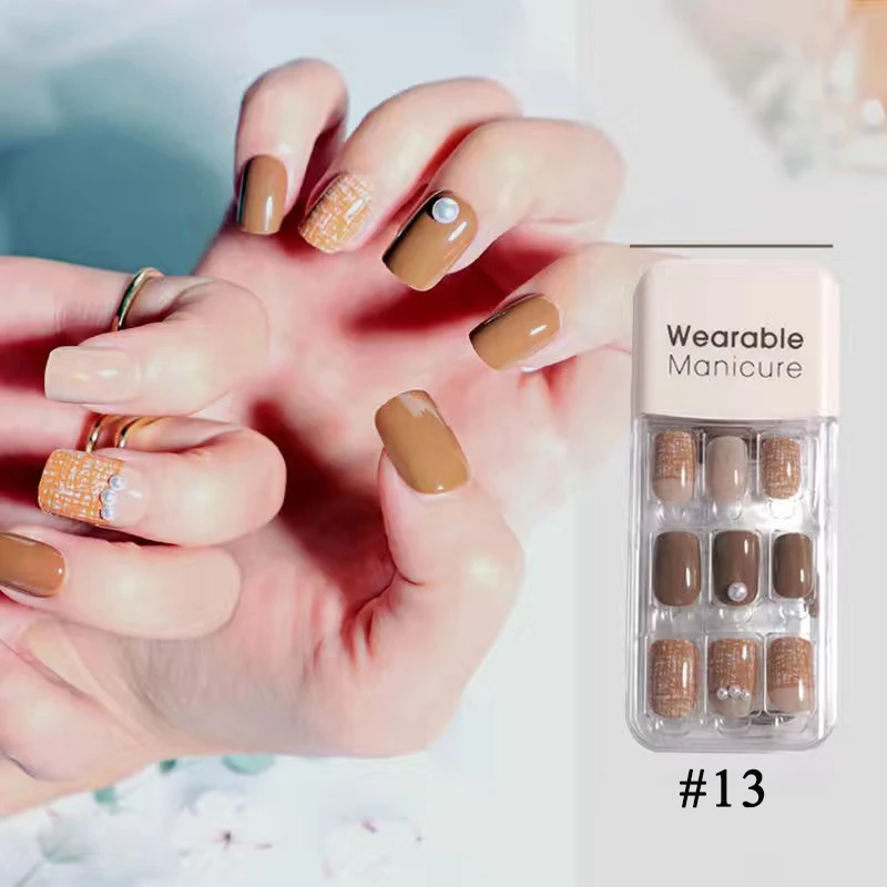 Factory Wholesale Short Type 30pcs/set Press On Nails For Nail Art ...