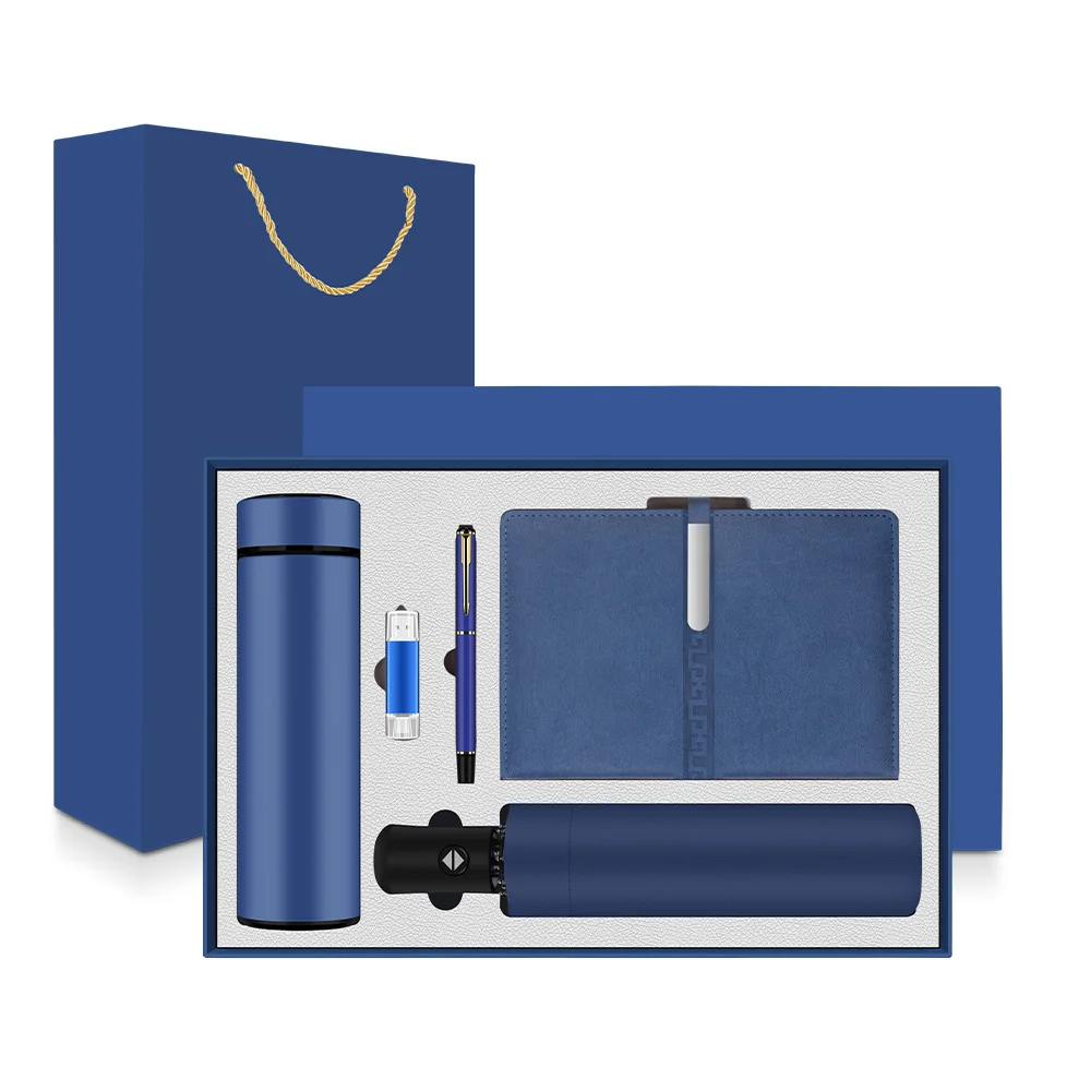 Luxury Custom Logo Promotional Corporate Business 5 In 1 Gifts Set For ...