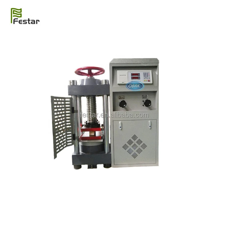2000kn Manual Hydraulic Concrete Compression Testing Machine Electric