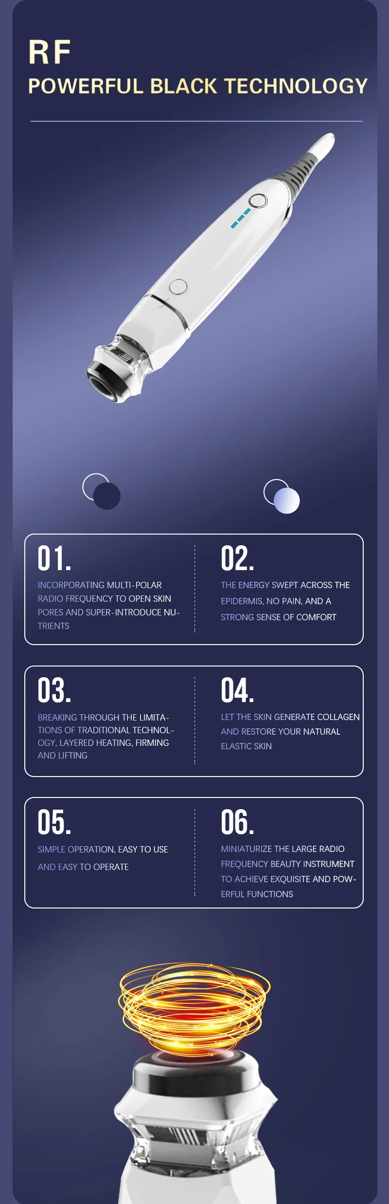 Nano Rf Meso Gun Ems Rf Mirconeedling Mesotherapy Box / Mesotherapy ...