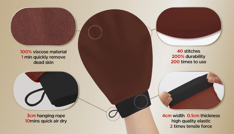 Exfoliate with Custom Package 100% Viscose Morocco Body Scrub Kessa ...