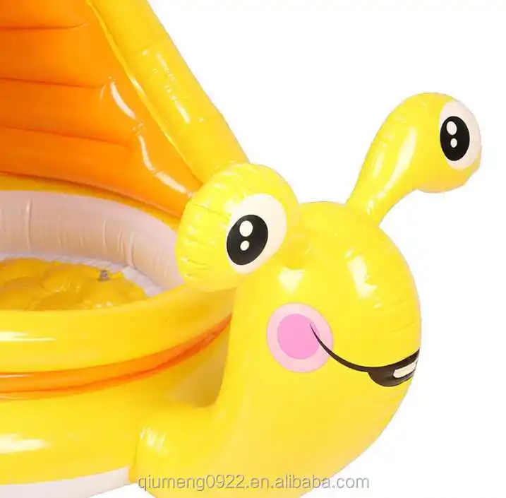 Snail Inflatable Swimming Pool Round Shade Paddling Pool Baby Bathtub ...