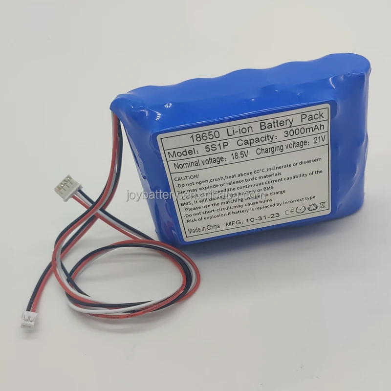 Rechargeable Li-Ion 18650 5s 18v 3000mah Battery with Bms